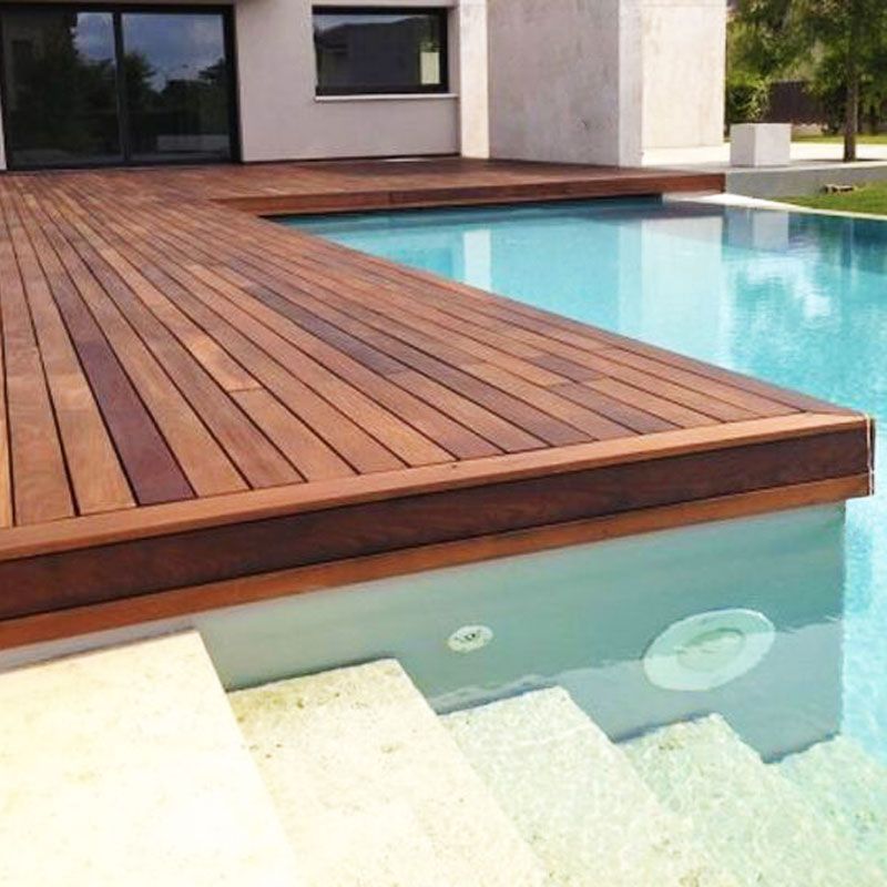 Decking legno naturale IPE LAPACHO 19X90 mm - al mq | BSVillage.com